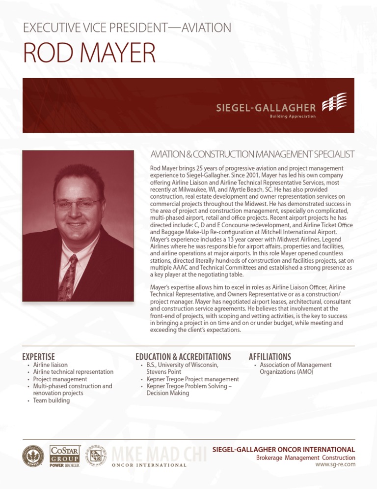 Rod Mayer | PDF | Business