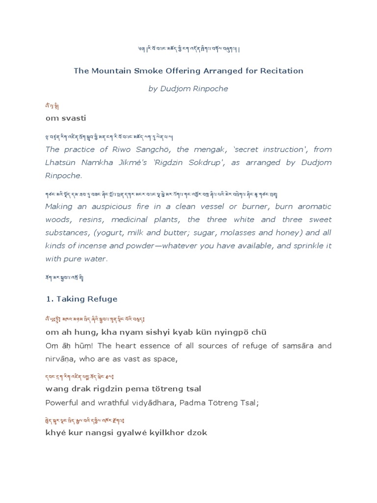Monlam Prayer | PDF