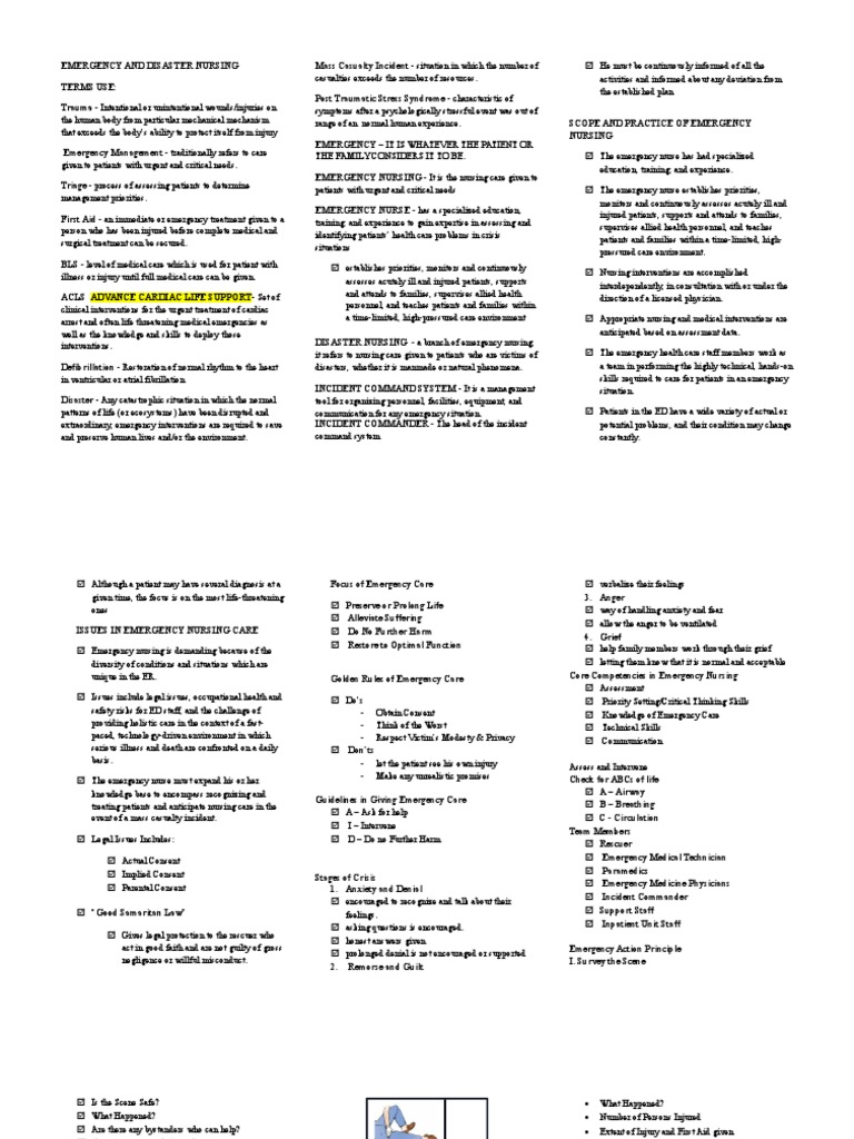 Emergency Nursing Notes 3 | PDF | Burn | Cardiopulmonary Resuscitation