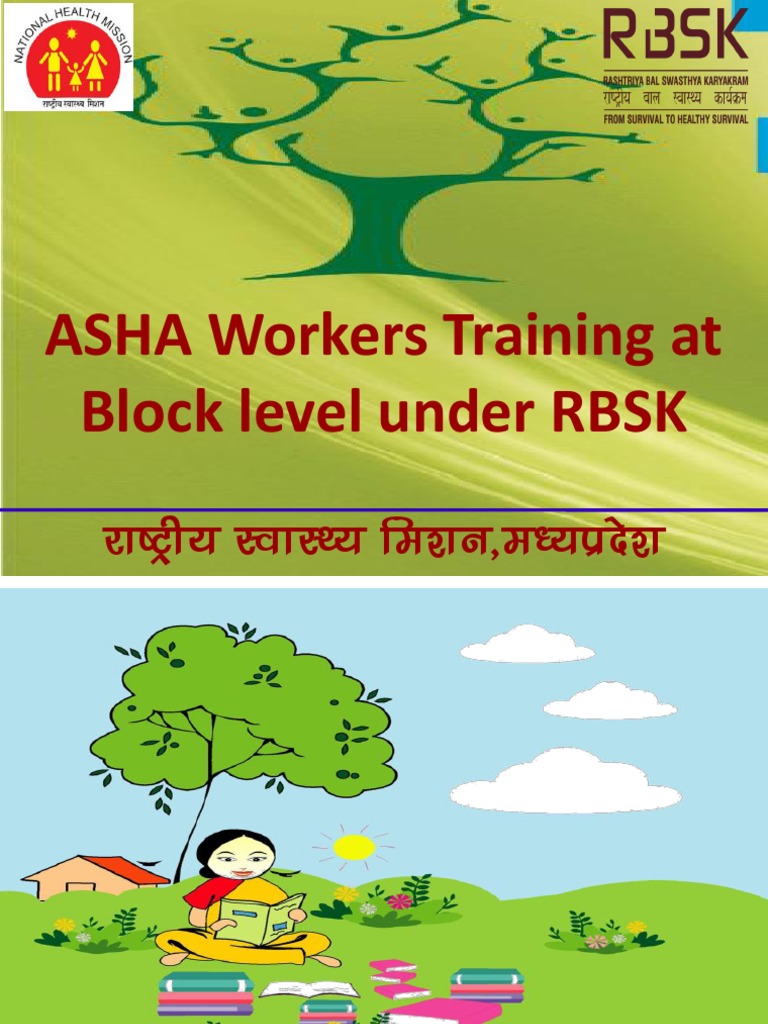 ASHA Worker Training PPT 27.10.015 | PDF