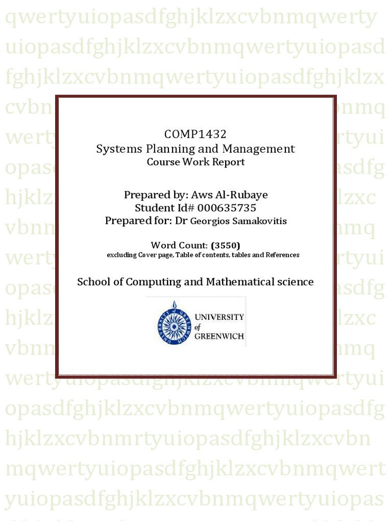Systems Planing and Management (Maritz Research Case Study) - Libre ...