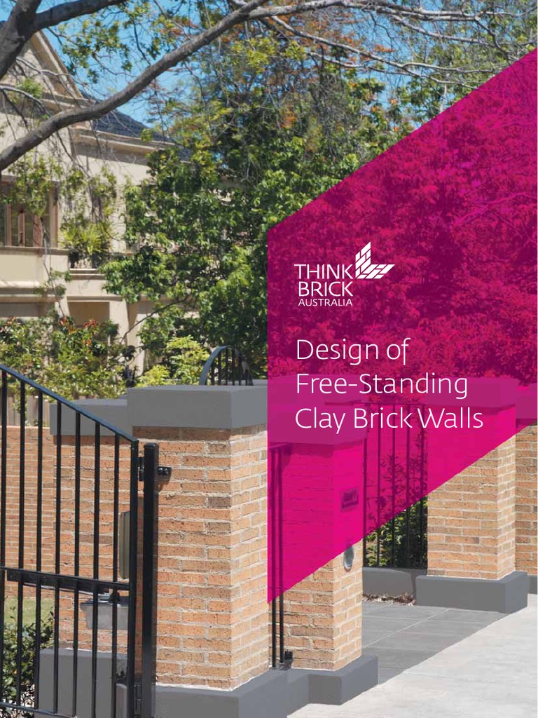 Freestanding Masonry Walls Design | PDF | Brick | Concrete