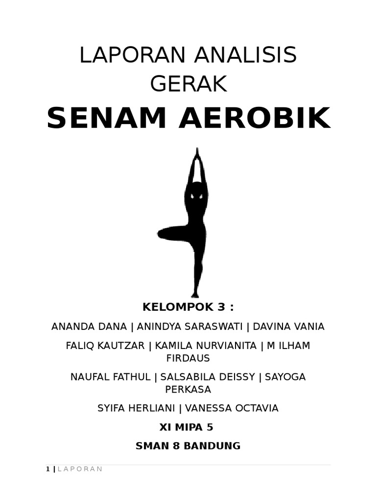 Laporan Olahraga Analisis Gerak SENAM AEROBIK | PDF