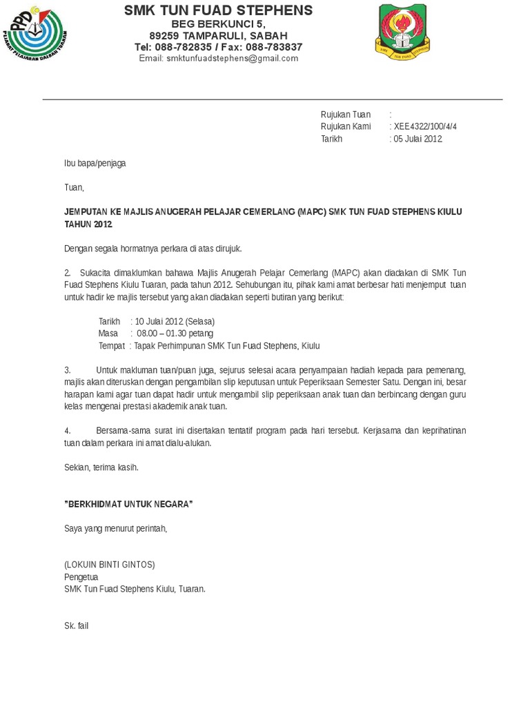 Contoh Surat | PDF