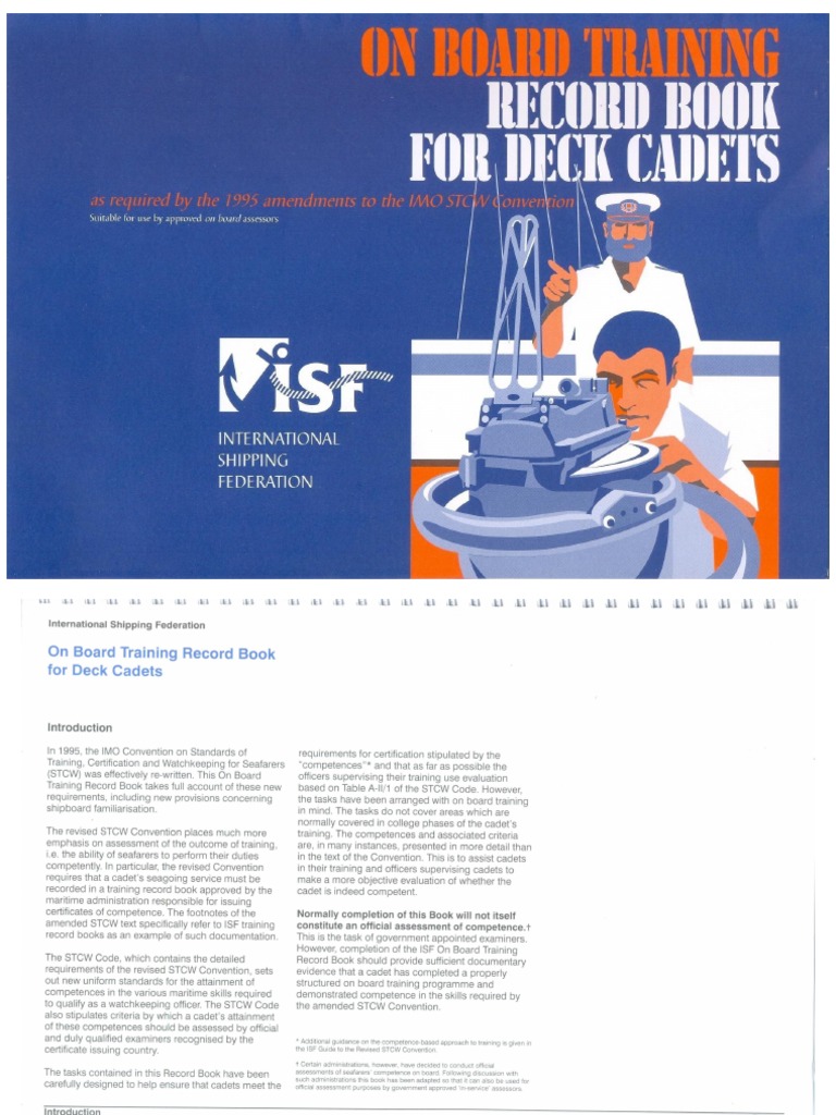 Deck Cadet Training Book | PDF