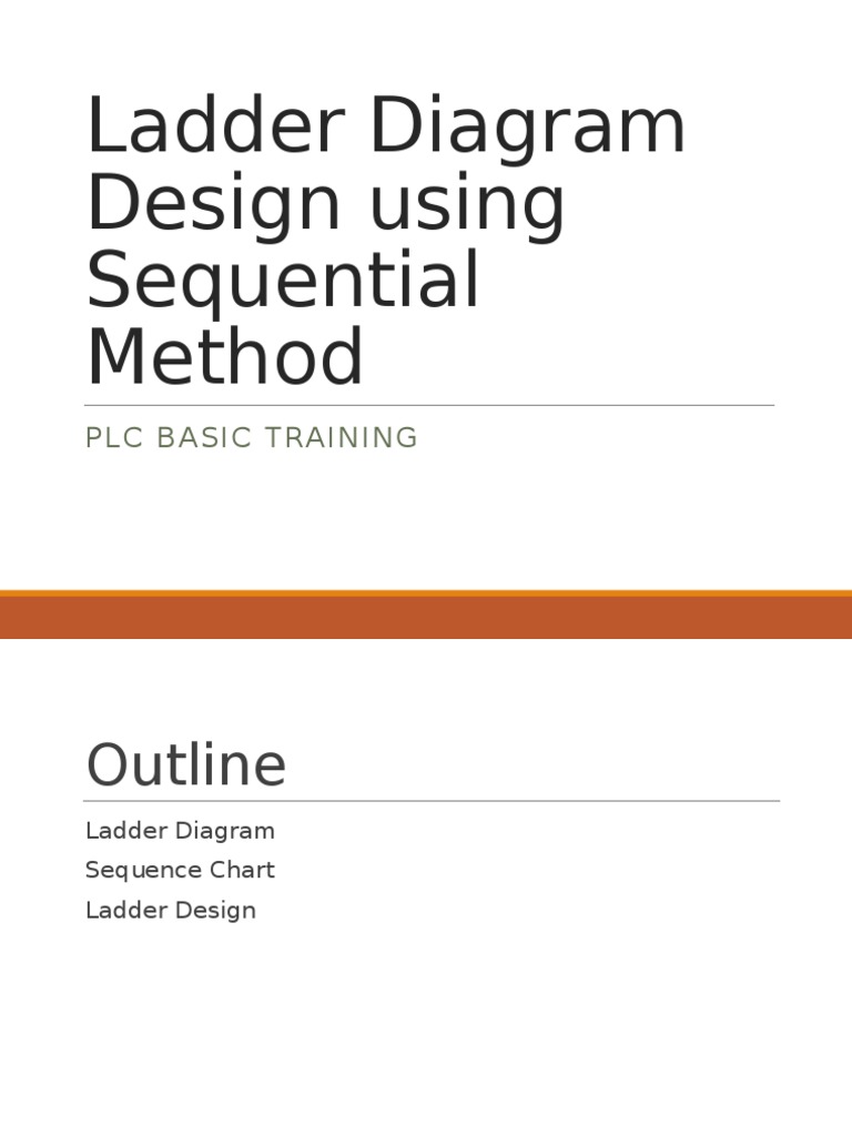 Sequential Chart For Ladder Diagram Design | PDF