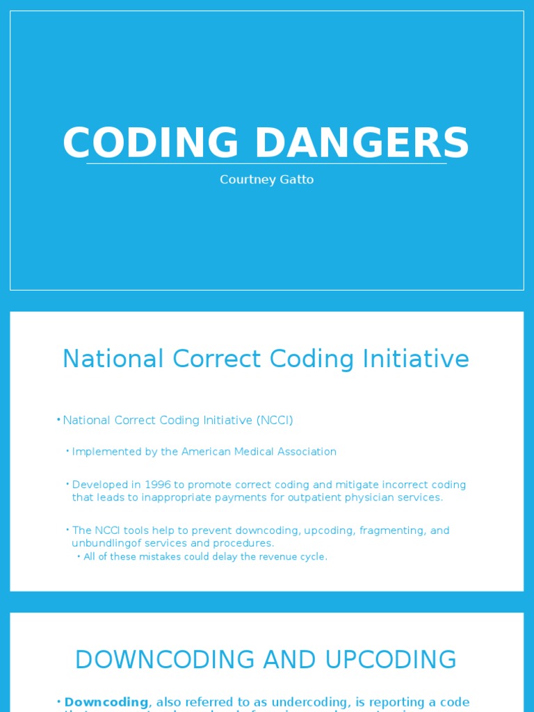 NCCI: Avoid Coding Errors & Payment Issues | PDF | Business | Finance & Money Management