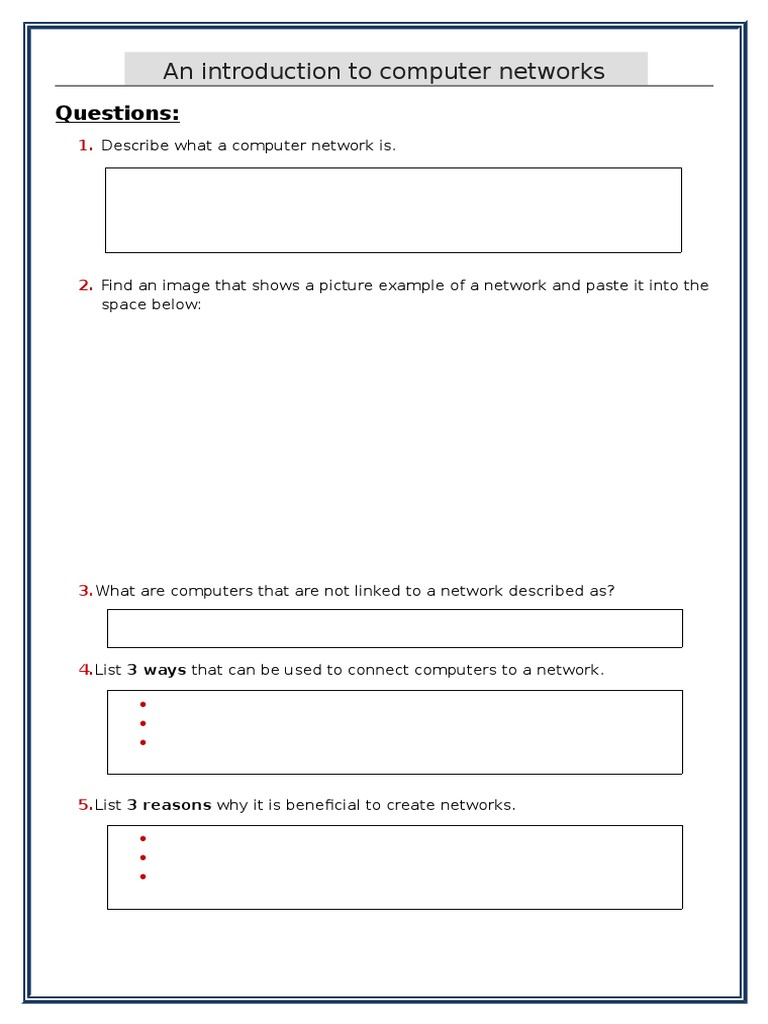 1.intro To Networks | PDF