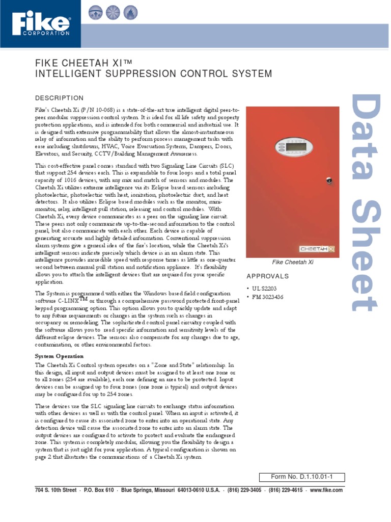 Cheetah Xi Datasheet PDF | PDF | Relay | Amplifier