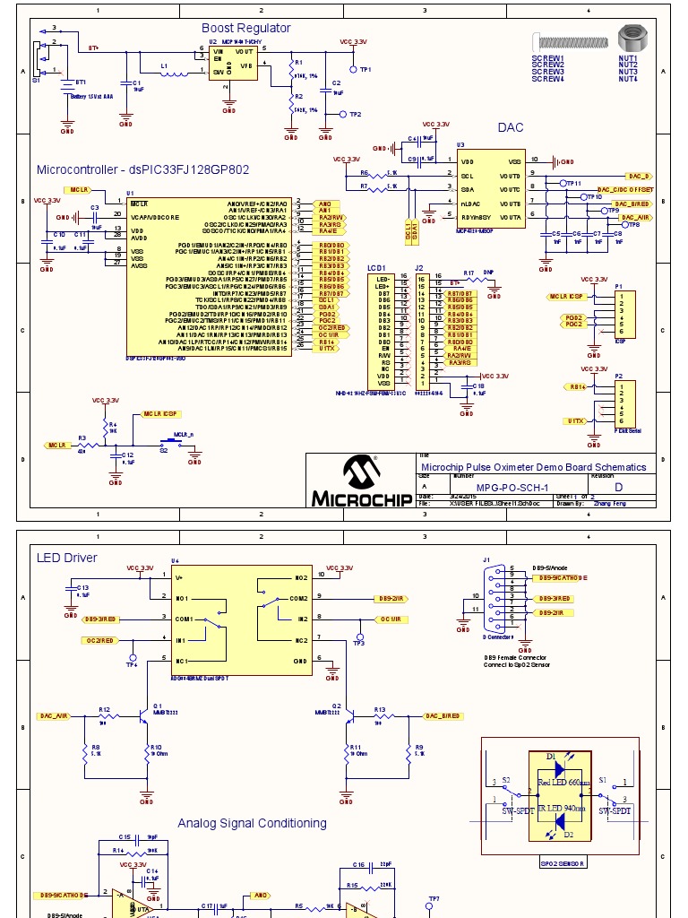 Pulse Oximeter Circuit Schematics | PDF | Luxury Vehicles | Sports Cars