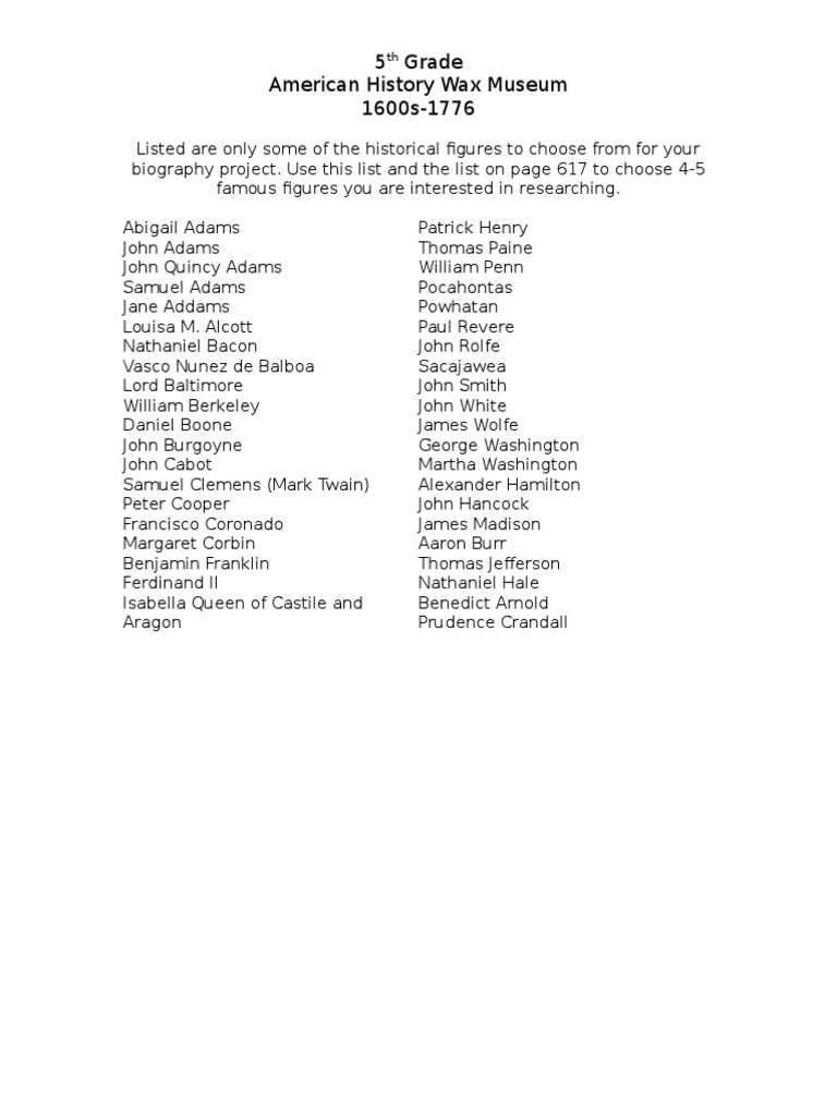 Historical Figures | PDF