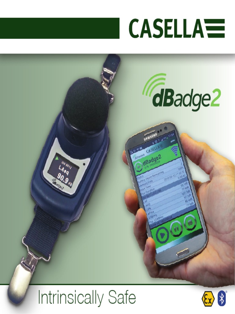 Casella-dBadge2 IS brochure-FINAL PDF | PDF | Data | Usb