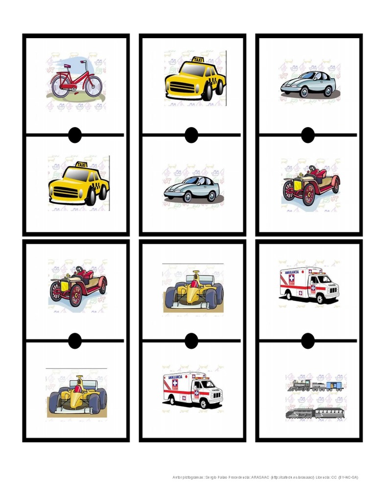 Domino Medios de Transporte | PDF