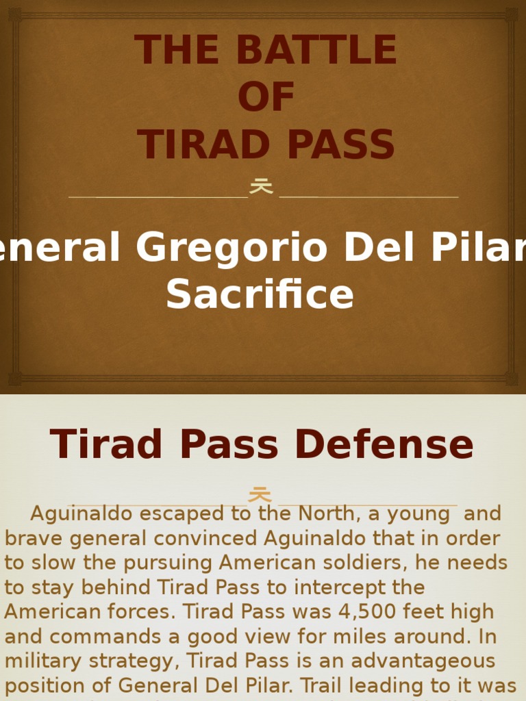 Tirad Pass History | PDF