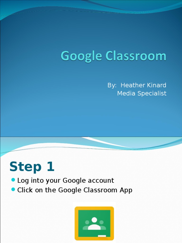 Google Classroom | PDF