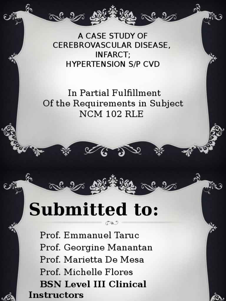 CVD Infarct 1 | PDF | Cerebrum | Brainstem
