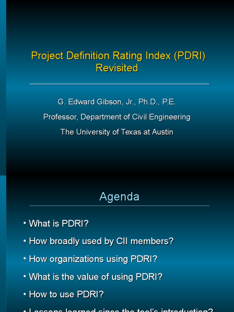 Pdri Download Free Pdf Reliability Engineering Project Management