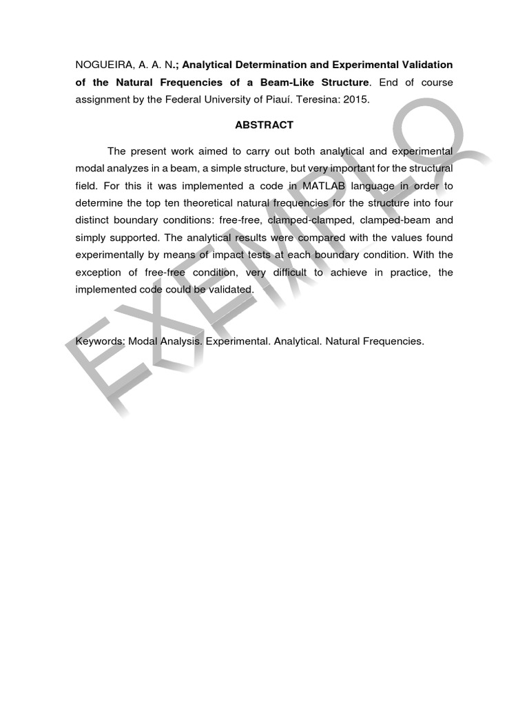 Abstract TCC | PDF | Teaching Methods & Materials | Science & Mathematics