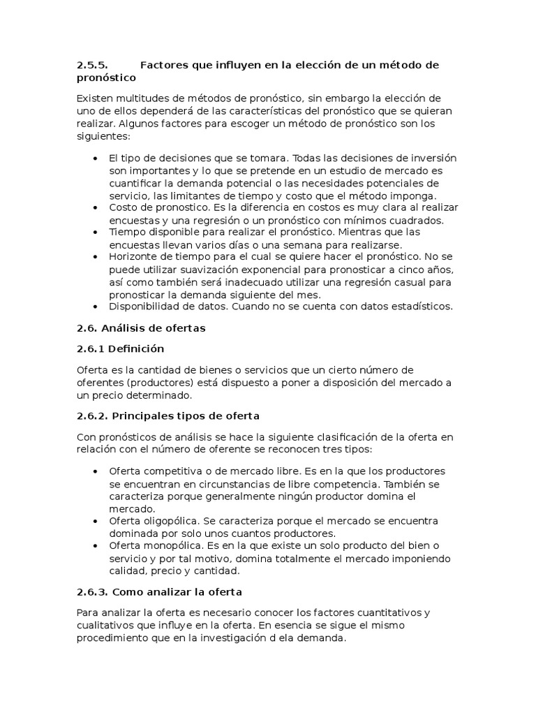 Resumen Cap 2 Part. 2.5.5 Al 2.11 | PDF | Oferta y demanda | Oferta (economía)