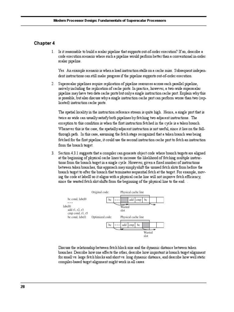 Solutions Ch4 | PDF | Central Processing Unit | Instruction Set