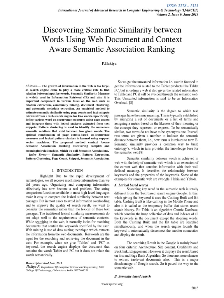 Volume 2 Issue 6 2016 2020 | PDF | Semantic Web | Resource Description ...