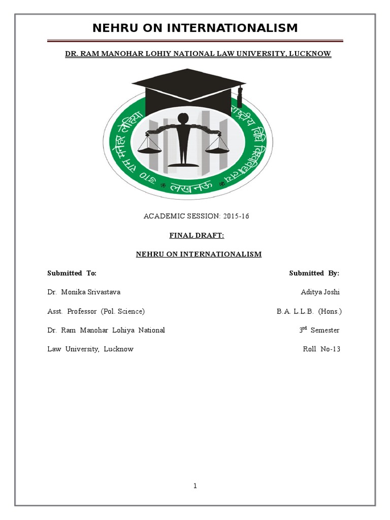 Political Science Project | Jawaharlal Nehru | Commonwealth Of Nations