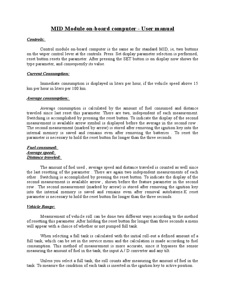 En Mid Astra G Manual | PDF | Menu (Computing) | Parameter (Computer Programming)