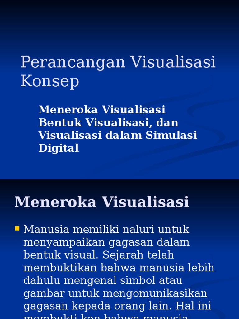 PErancangan Visualisasi Konsep | PDF