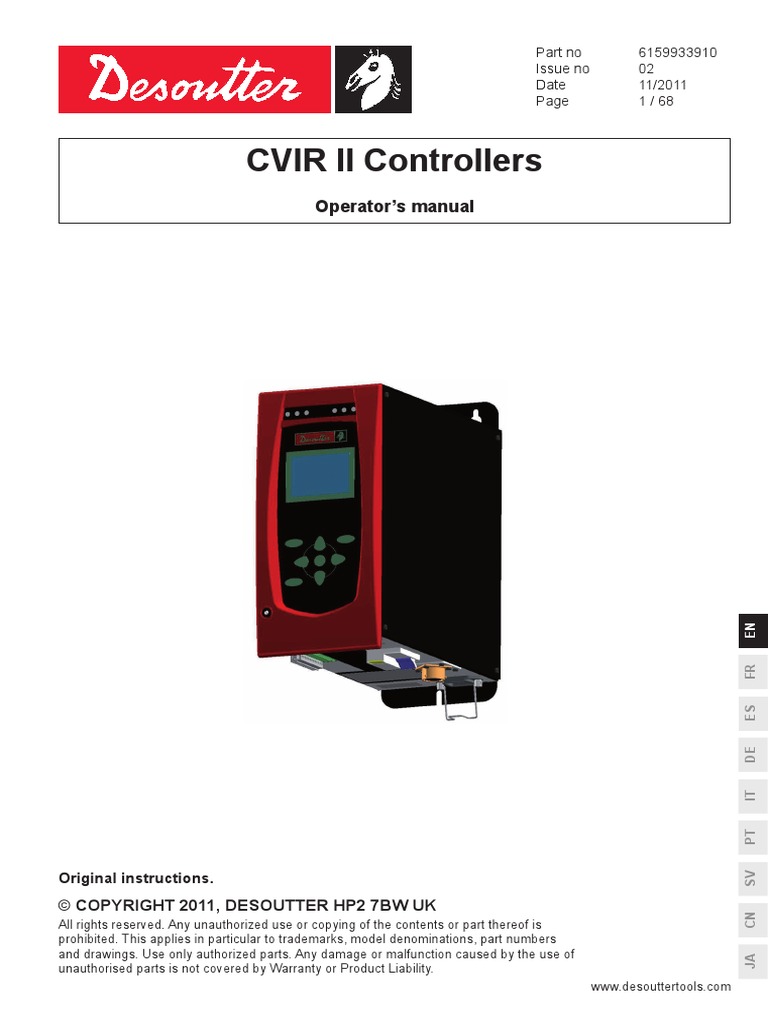 CVIR-II Controllers | PDF | Programmable Logic Controller | Computer ...
