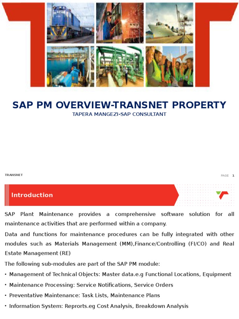 Final Presentation SAP PM | PDF | Maintenance | Procurement