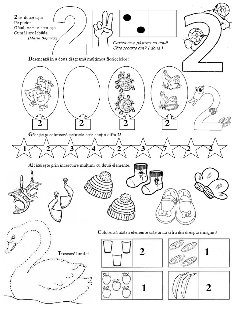 Numarul Si Cifra 2 FISA de LUCRU
