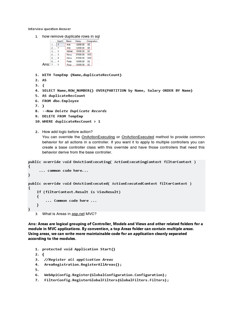 Cmvc Sqlserver Jquery Wcf Interview Question Answer Pdf Cookie Windows