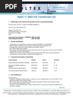 HSB 500N Base Oil Safety Data Sheet | PDF