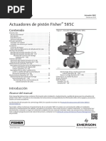 Instruction Manual Actuadores de Diafragma Fisher 657 Tamaos 80 y 100 ...