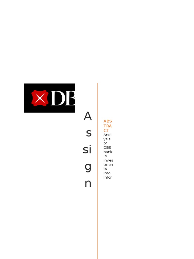 DBS Assignment 1 Final | PDF | Intangible Asset | Analytics