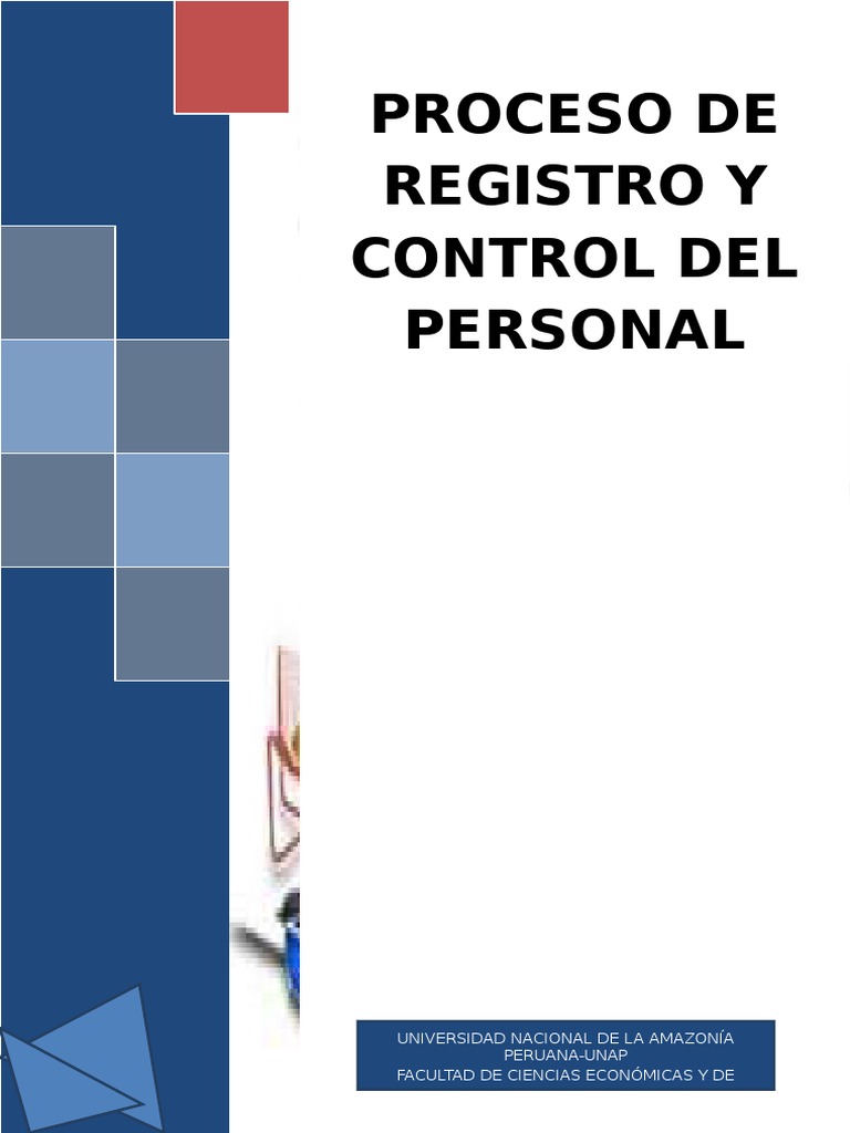 Proceso de Registro y Control Personal | Recursos humanos | Derecho ...