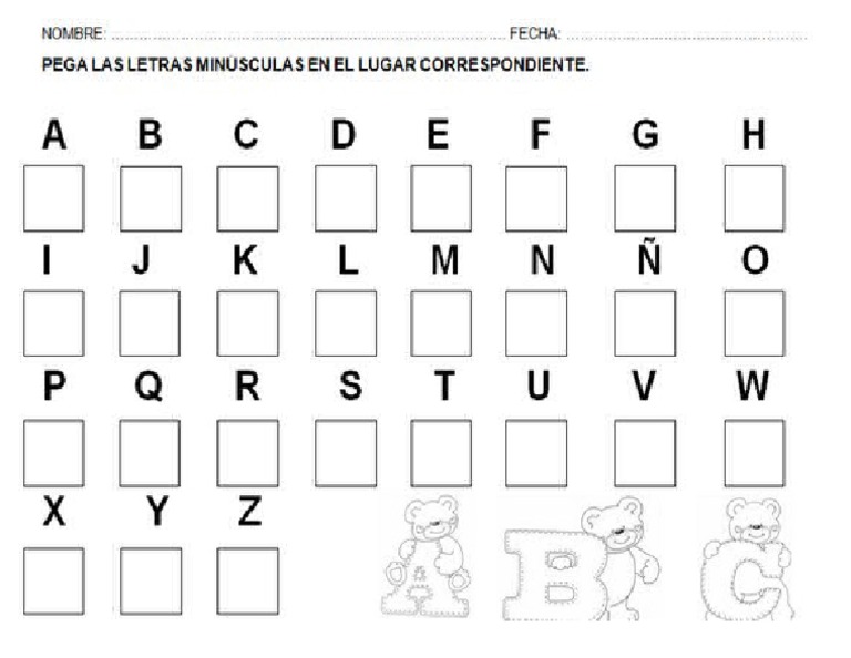 Ficha Abecedario | PDF