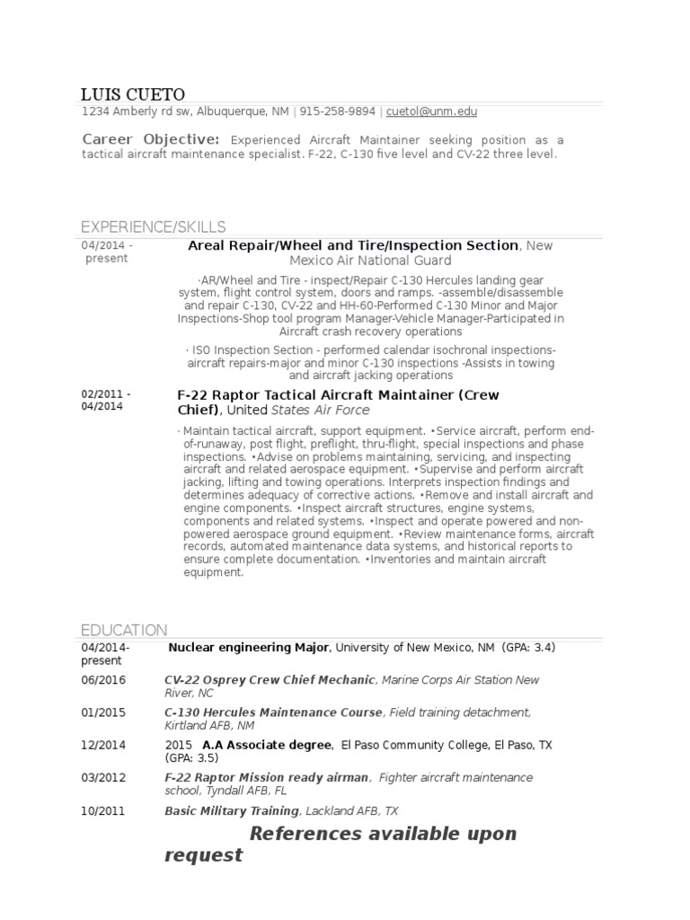 LC Resume | PDF