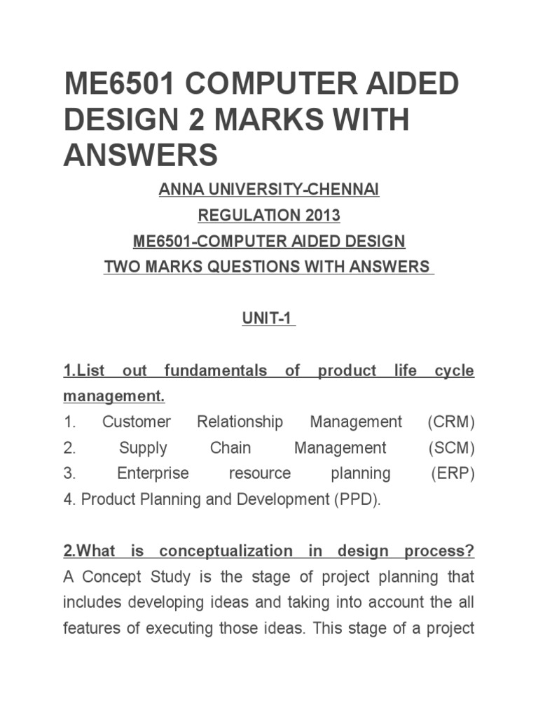 CAD Exam Questions & Answers | PDF | Curve | Rendering (Computer Graphics)