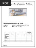 Procedure For Ferrit Testing | PDF | Construction | Welding