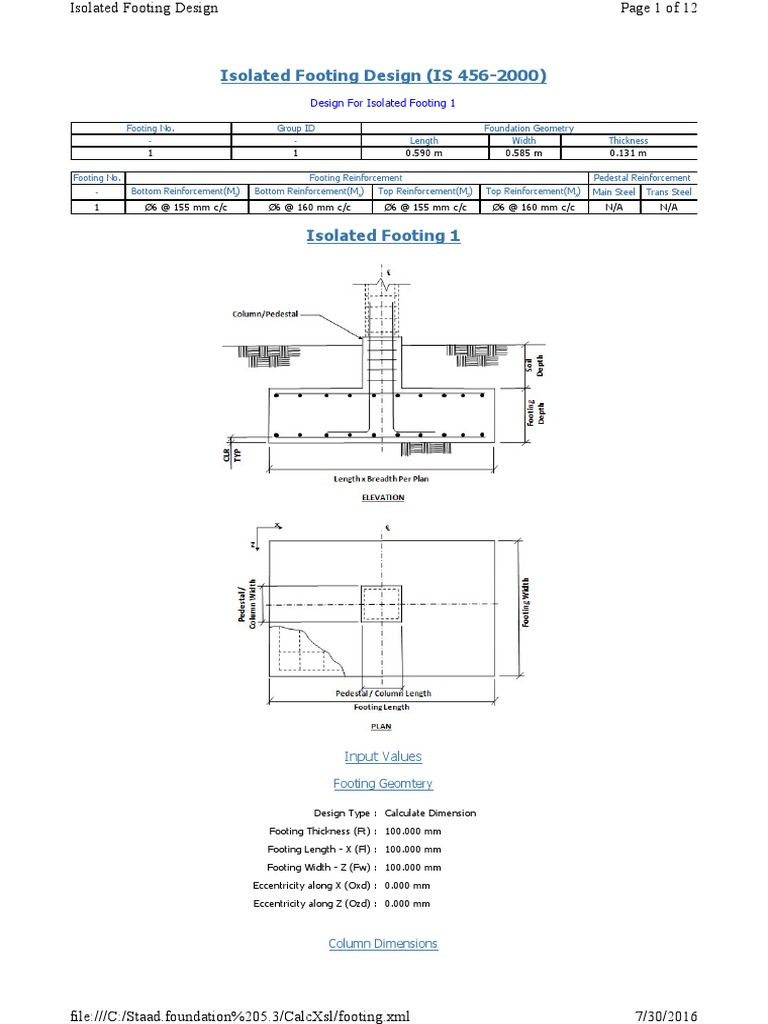 deSIGN OF POLE FOUNDATION | PDF | Strength Of Materials | Shear Stress