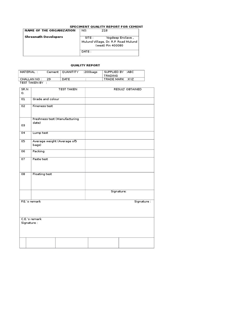 Material Testing Report | PDF