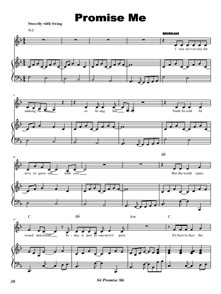 Promise Me Promise Me: Swe e Tly With | PDF