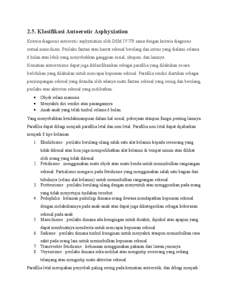 AutoErotic Asphyxiation | PDF