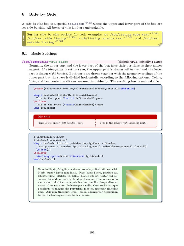 Side by side boxes in tcolorbox | PDF | Handedness | Motor Control