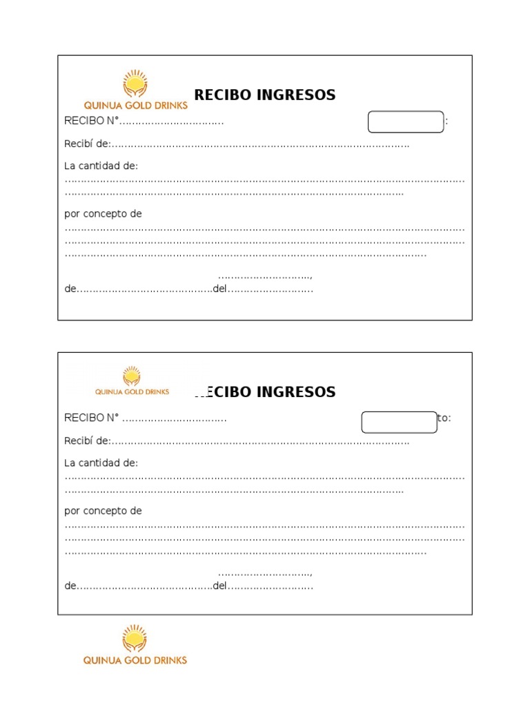 Modelos de RECIBOS