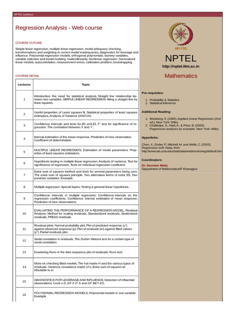 Regression Analysis PDF | PDF | Multicollinearity | Regression Analysis