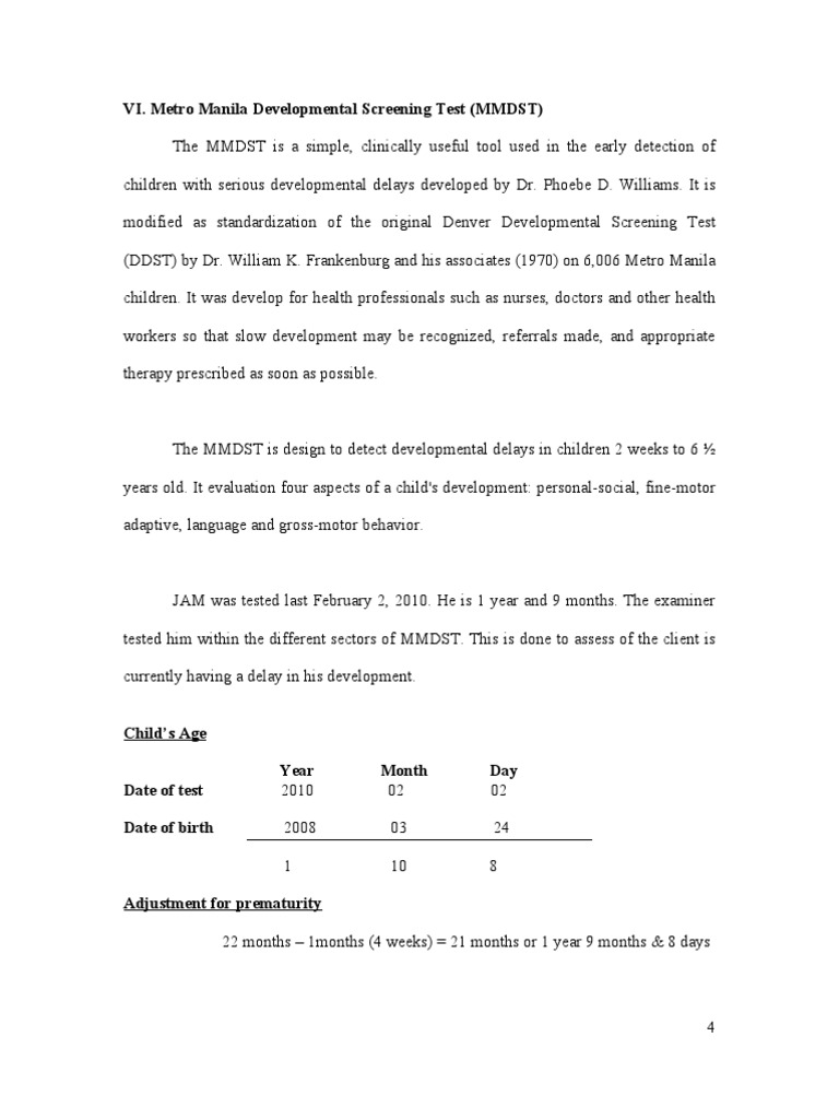 MMDST Page 4 | PDF | Medicine | Health Care