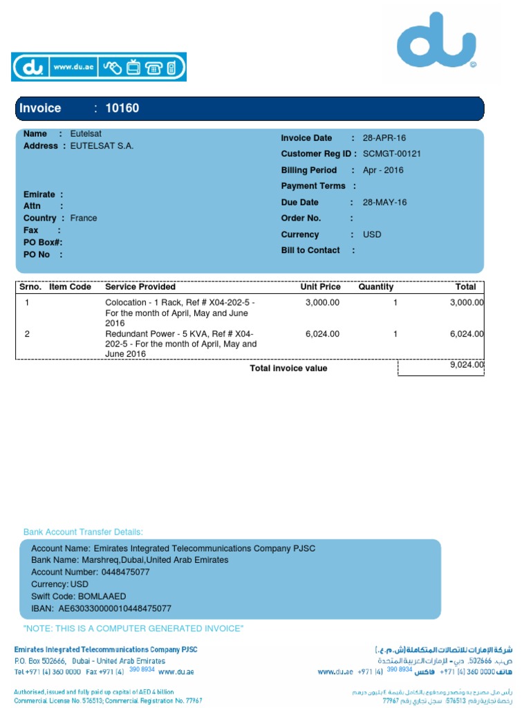 PDF Invoice Layout | PDF