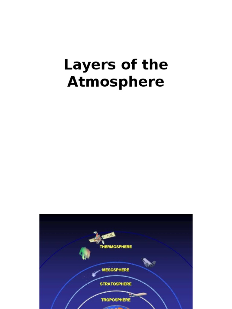 Understanding Earth's Atmospheric Layers | PDF | Troposphere ...